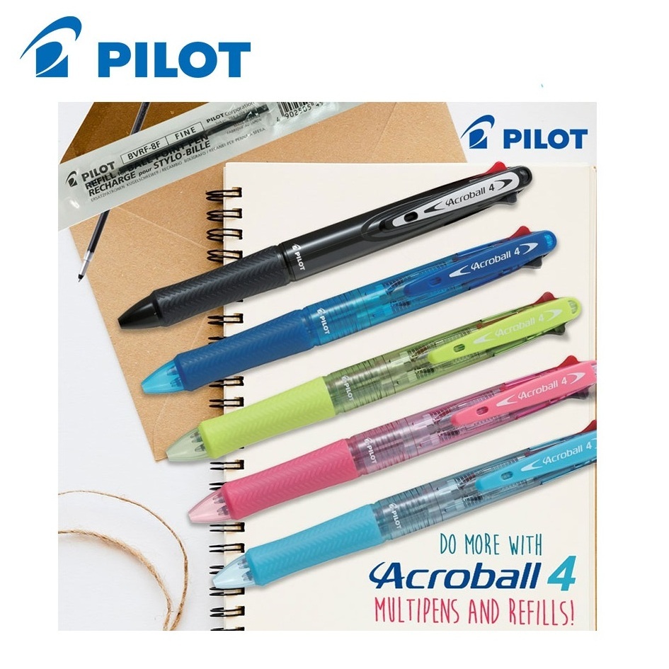 Pilot Acroball Ballpoint Pen 0.7 mm 4 Nibs 4 Colors | Shopee Malaysia