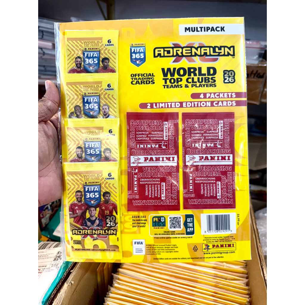 [ Multi Pack Panini 365 2026 ] Multi Pack Panini Adrenalyn XL 365 2026 ...