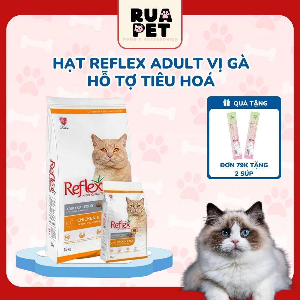 2KG Reflex Adult Chicken Chicken Flavor Cat Granules for Adult Cats ...