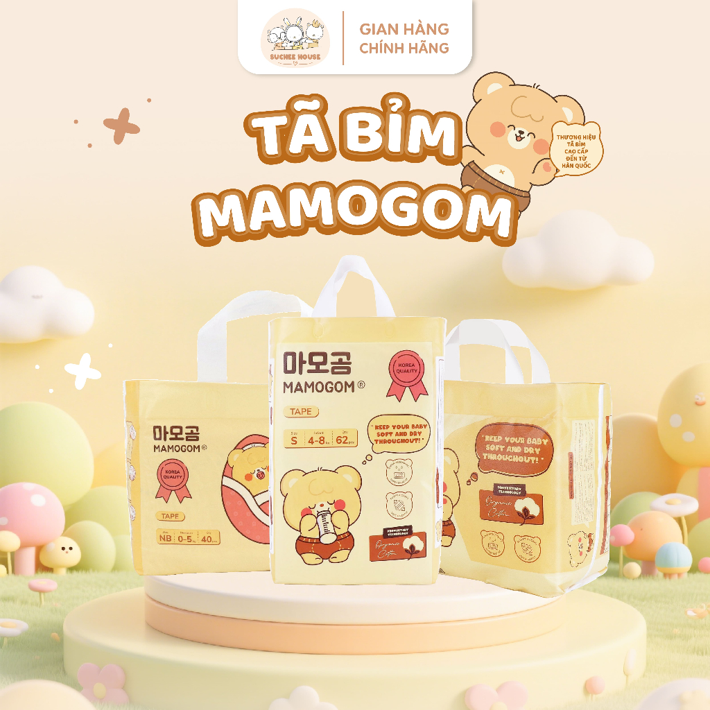 MAMOGOM Diapers with Korean technology, anti-diaper and anti-spill, all ...