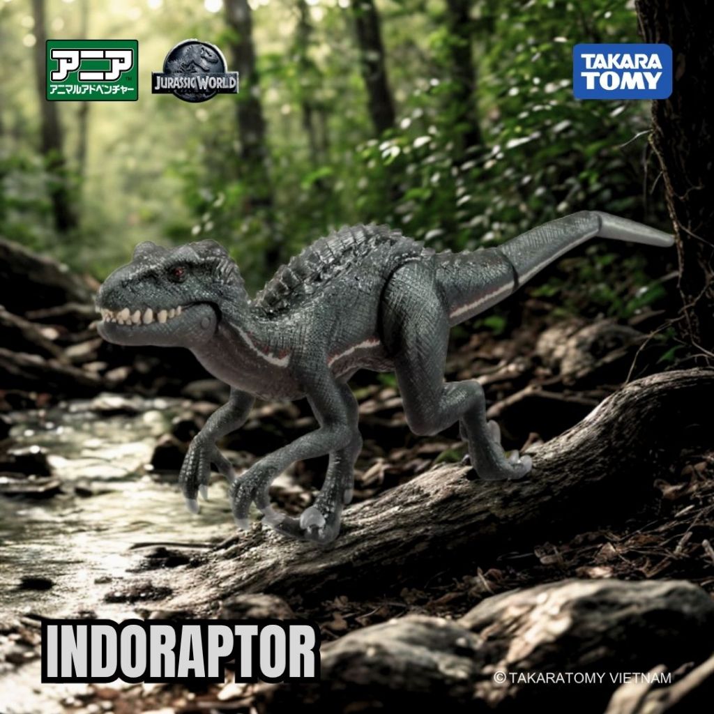 ANIA Jurassic World Indoraptor + Battle Card Genuine TakaraTomy ...