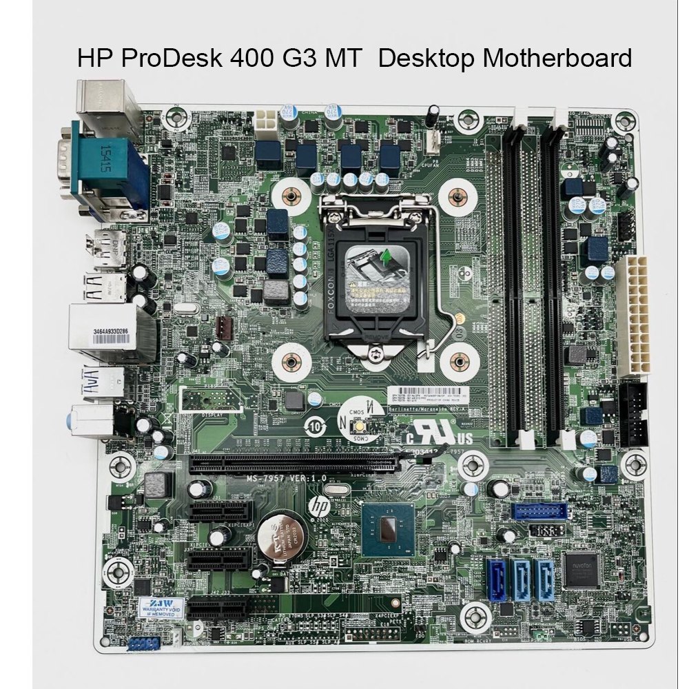 HP ProDesk 400 G3 MT synchronous Main board, H110 chipset running 6th ...