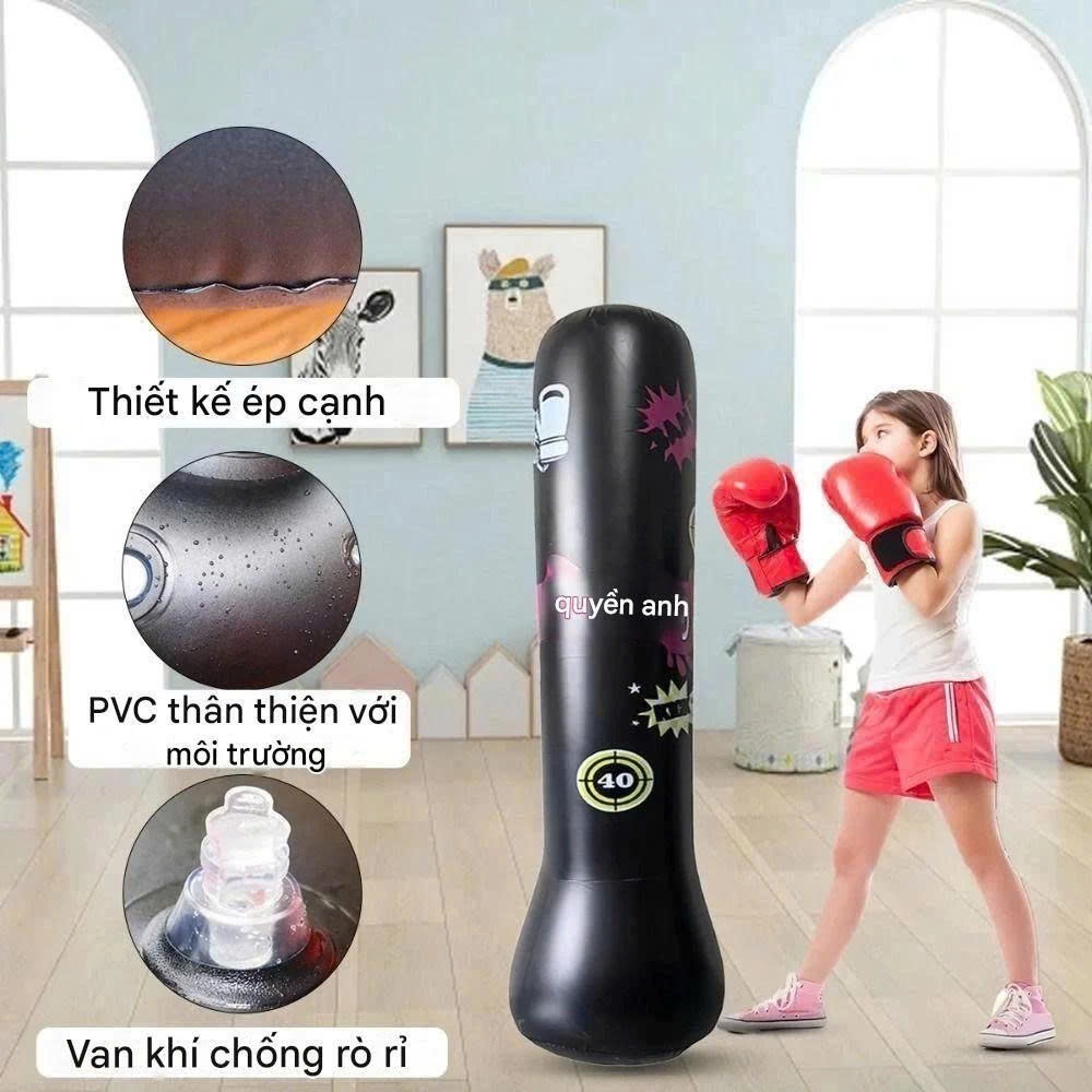 (FULL ACCESSORIES + PUMP) Boxing Pole for Children to Practice Martial ...