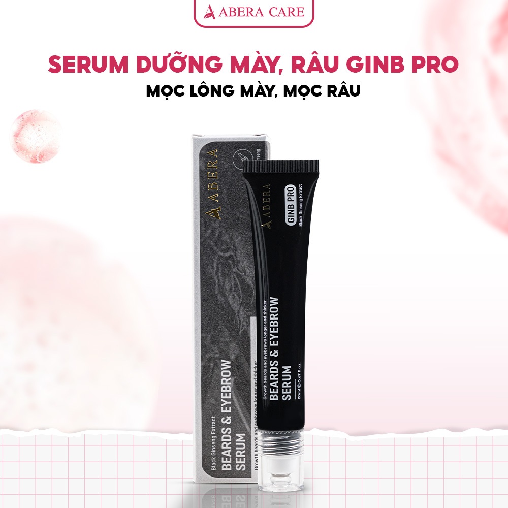 [ABERA] GINB PRO Serum 20ml – Eyebrow Serum & Beard For Men – Nourishes ...