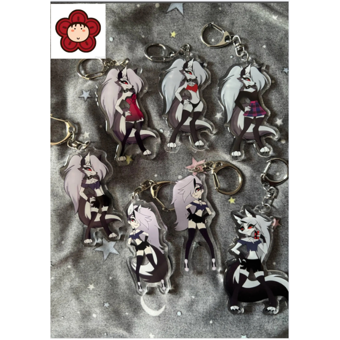 Helluva Boss Loona Keychain: 3" Acrylic Charm | Shopee Malaysia
