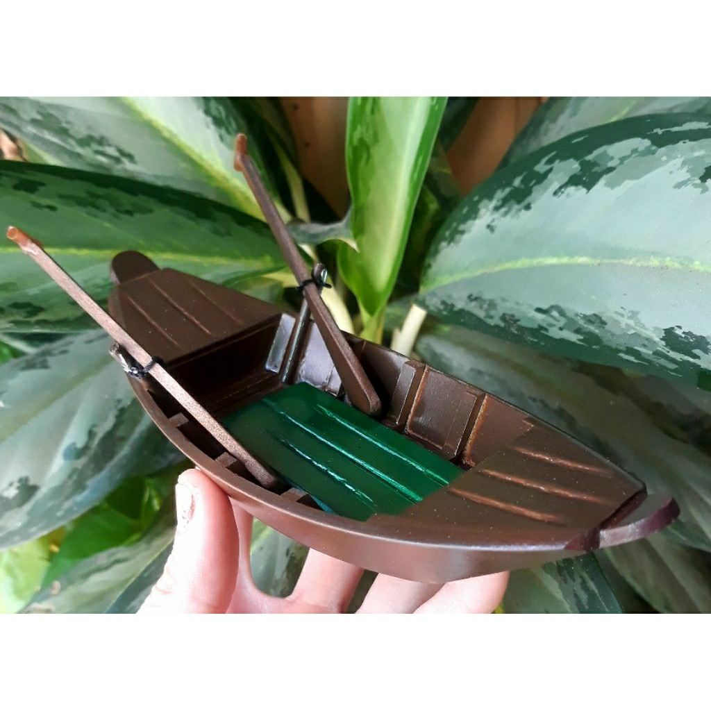 3-leaf canoe with 2 paddles (COCOA) | Shopee Malaysia