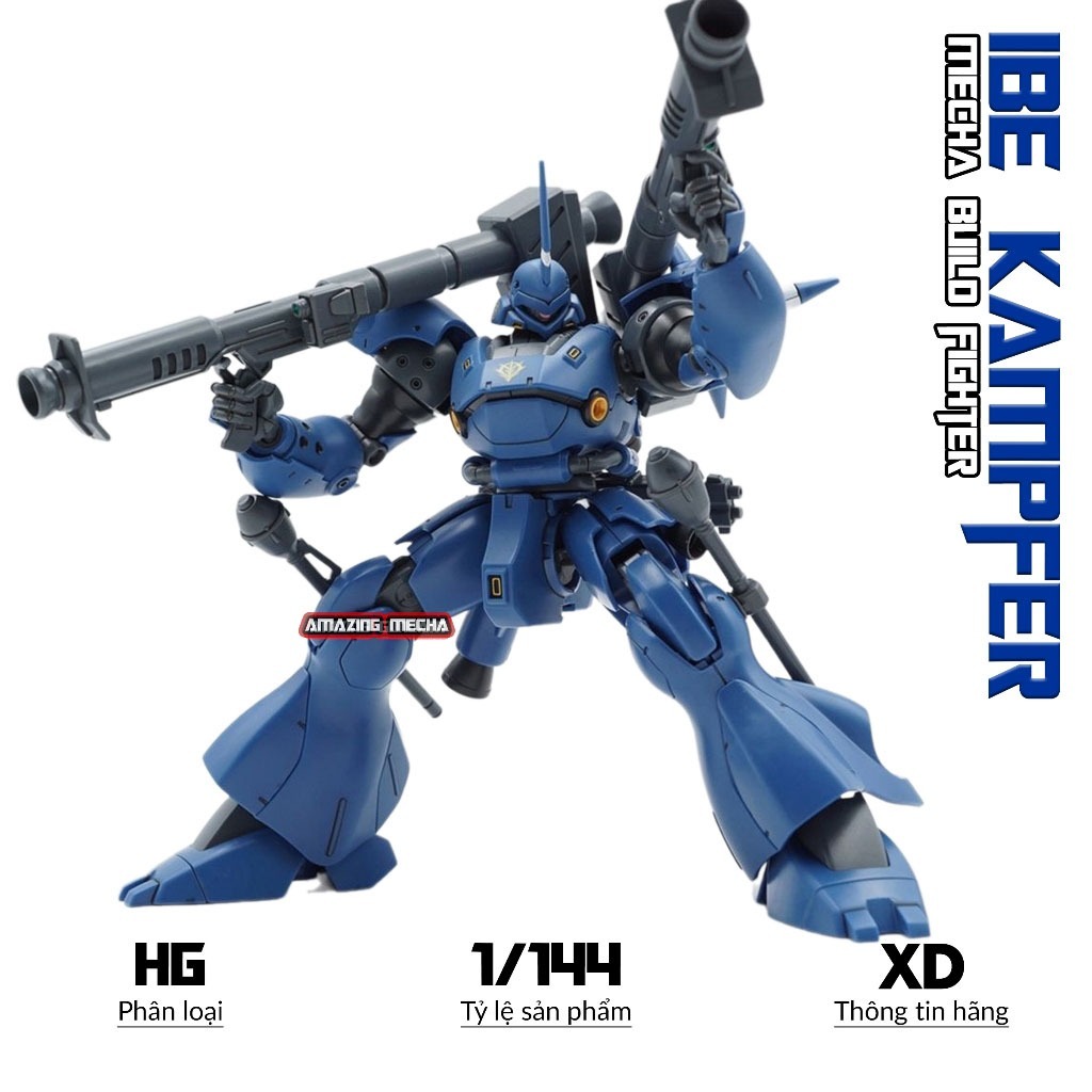 HG Kampfer Fighter Model, 1/144 Mecha, Plastic Assembly Toy | Shopee ...
