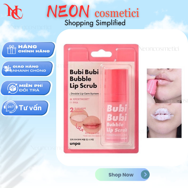 Unpa Bubi Bubi Lip Exfoliating Effervescent Gel | Shopee Malaysia