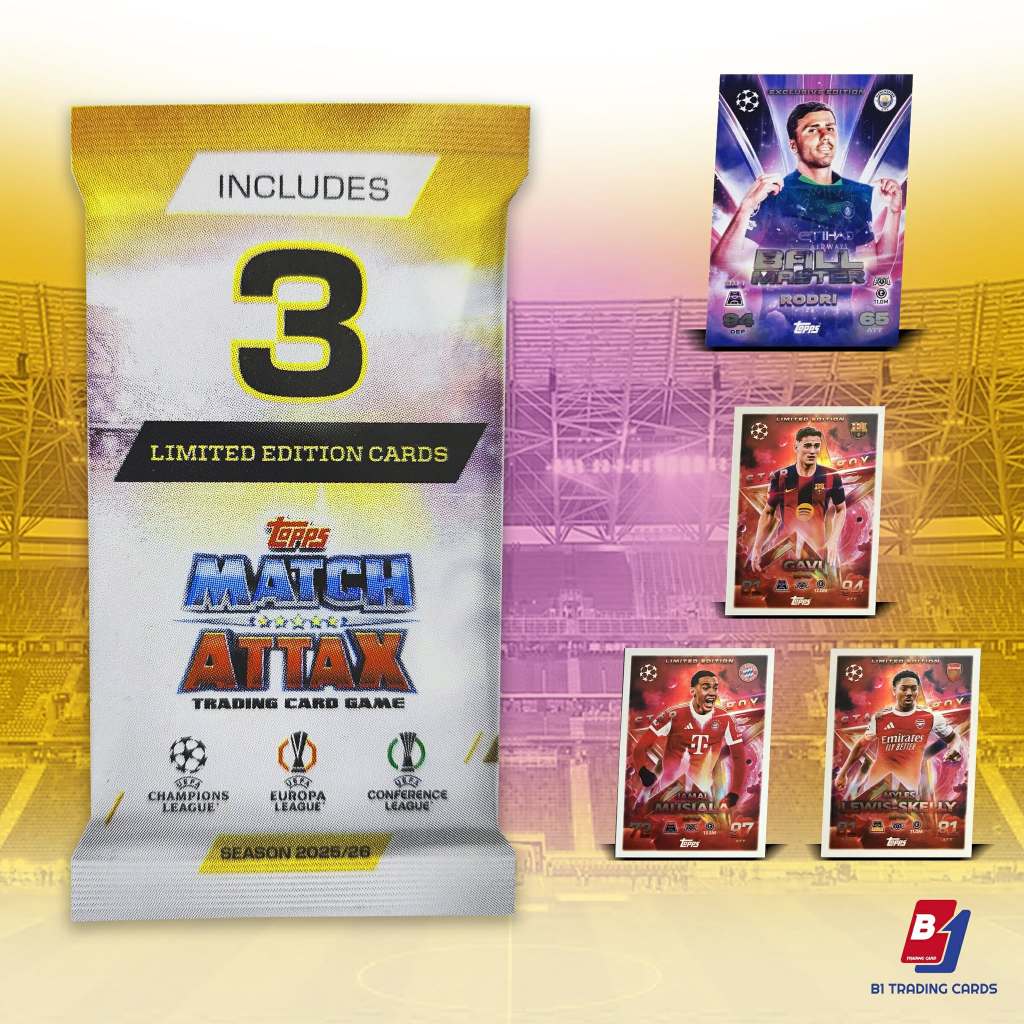 Ball Master Packet (Ball Master Card Pack) - Topps Match Attax 2026 ...