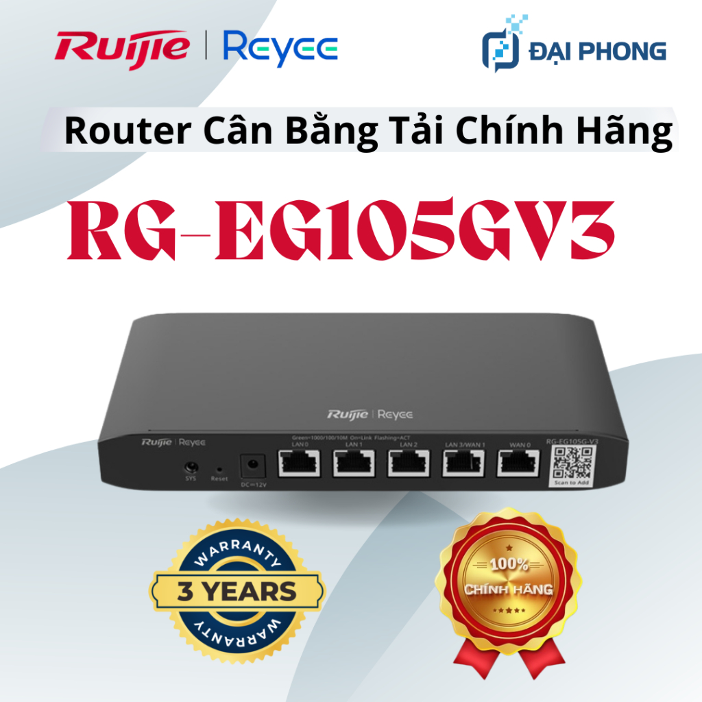 RUIJIE RG-EG105G-V3 / RG-EG209GS Load Balancing Router - Cloud ...