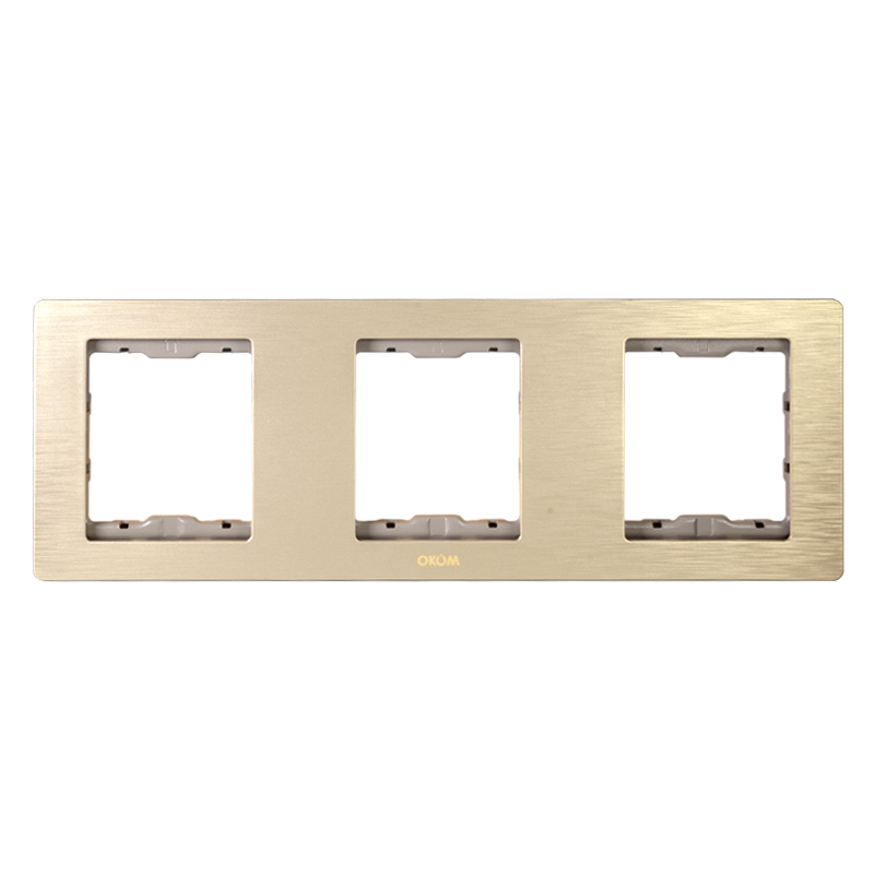 OKOM 4 vinakip bezel, modern luxury Square socket switch | Shopee Malaysia