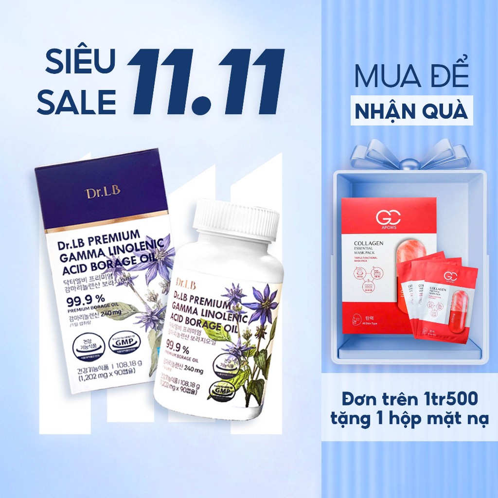 Hormone supplement, skin beauty pills Borage (Box of 90 pills) | Shopee ...