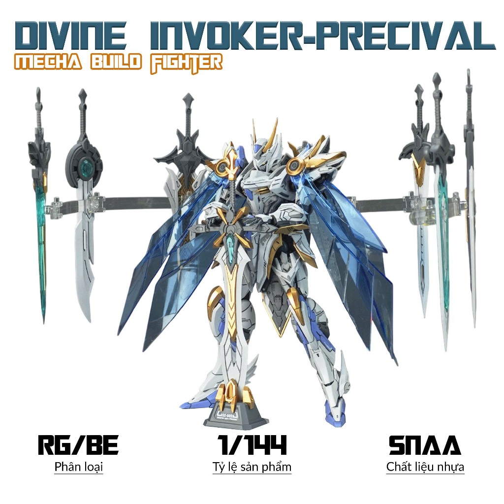 SNAA Divine Invoker-Precival Model, 1/144 Mecha, Plastic Assembly Toy ...