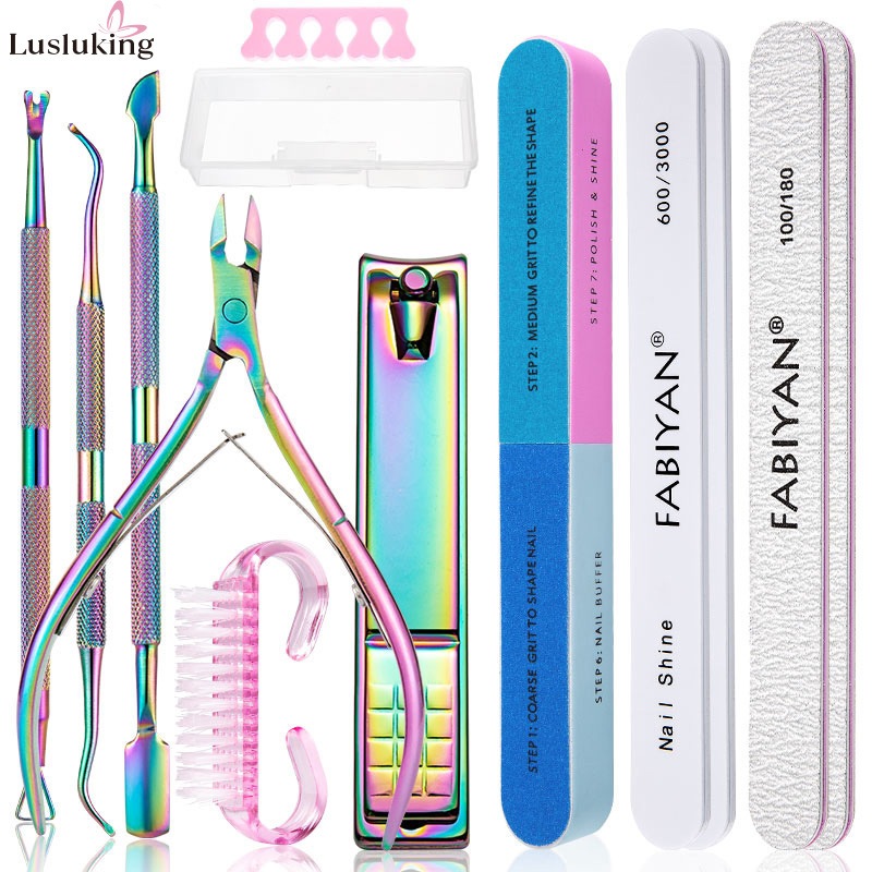 Manicure and toenail tool set with many alloy materials | Shopee Malaysia