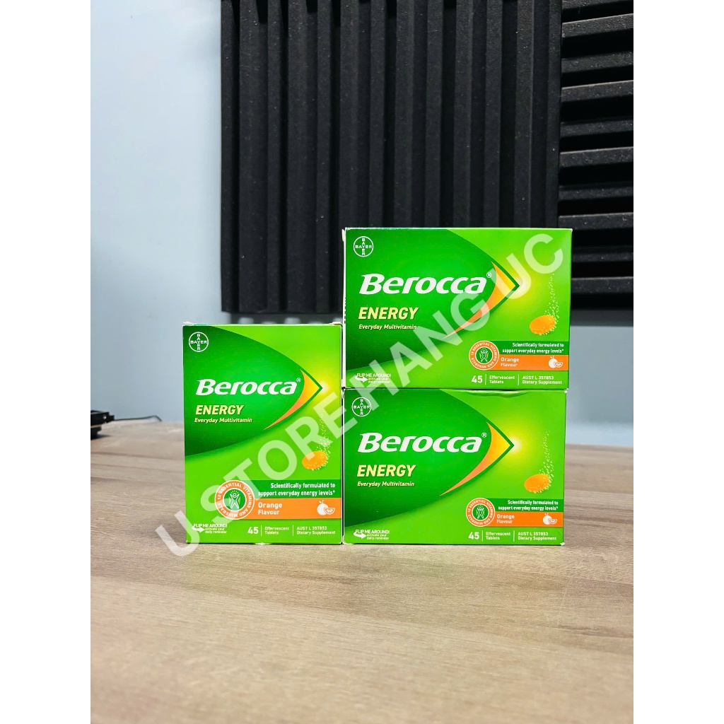 Australian Berocca Effervescent Tablets - supplement energy, enhance ...