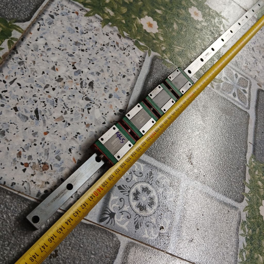 Version 15 thin and long sliding rail to remove machine from 3d laser ...