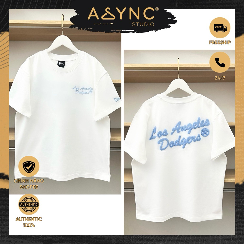 (Auth) New Era x MIb LA Los Angeles Signature Ruffled White T-Shirt ...