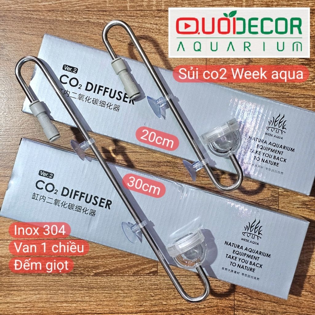 Week aqua co2 bubbler integrates 1-way valve and drop counter | Super ...