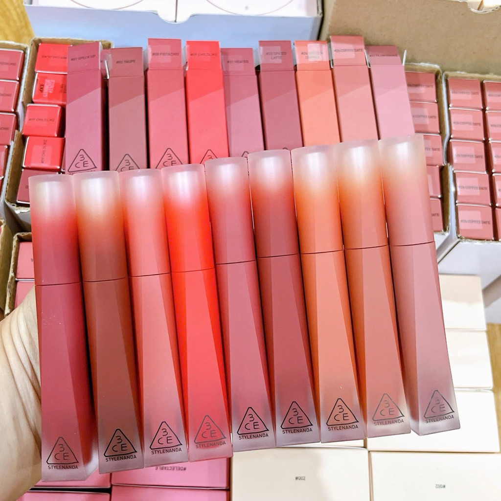 [100% GENUINE[ 3CE VELVET LIP TINT PLUSH MATTE LIPSTICK MODEL 2025 ...