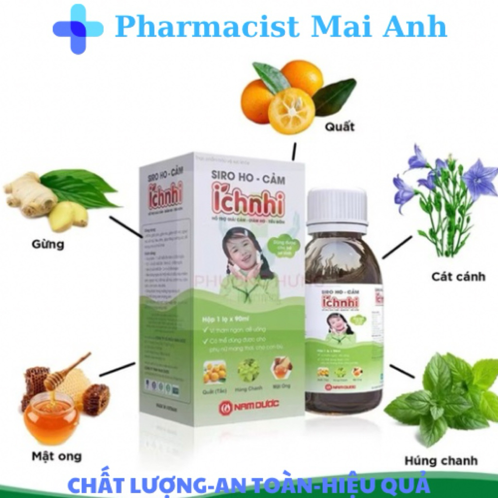 Ich nhi cough and cold syrup - Reduces flu and cough for infants and ...