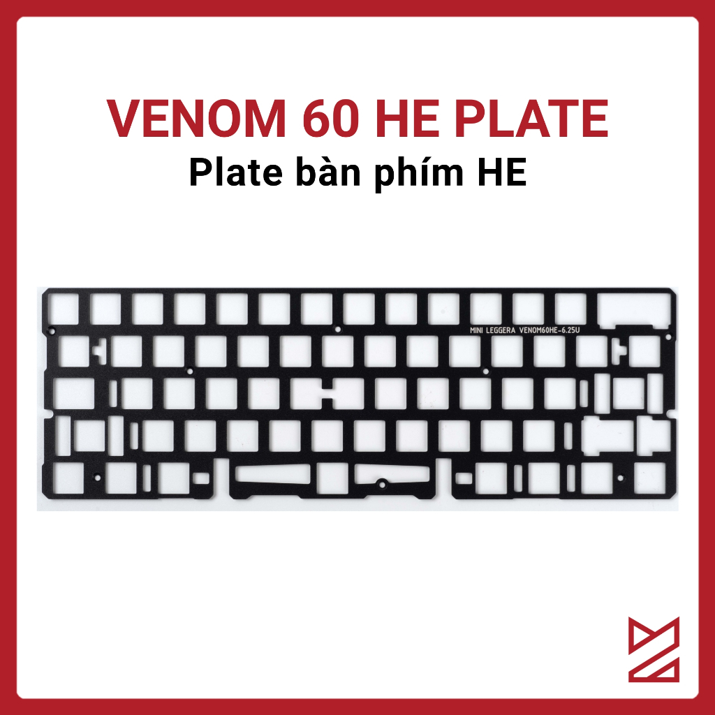 VENOM 60 HE Plate - High-end Hall Effect mechanical keyboard plate ...