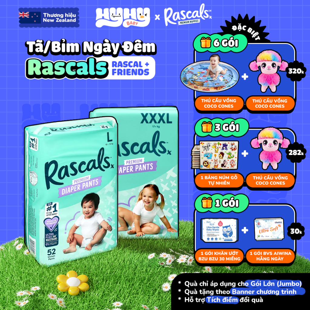 NewZealand Premium Rascal + Friends Diapers, Rascals Sticky Diapers ...