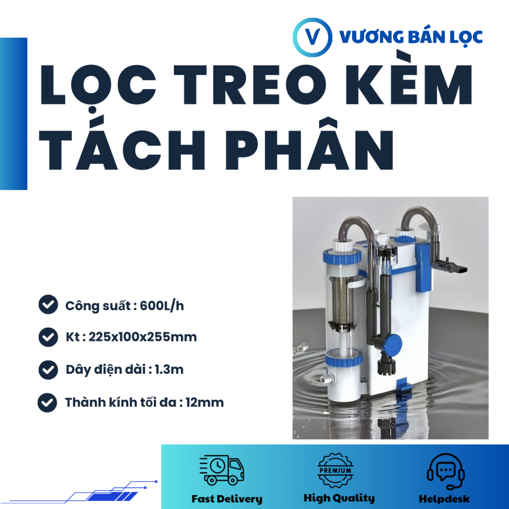 Sunsun YBF 500 and YBF 600 hanging filters help separate feces and ...