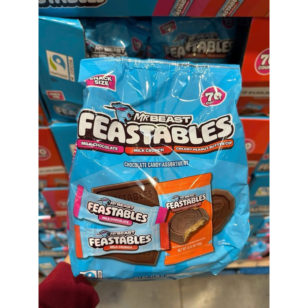SOCOLA MRBEAST FEASTABLES 909g – DELICIOUS “REAL” STANDARD FROM USA ...