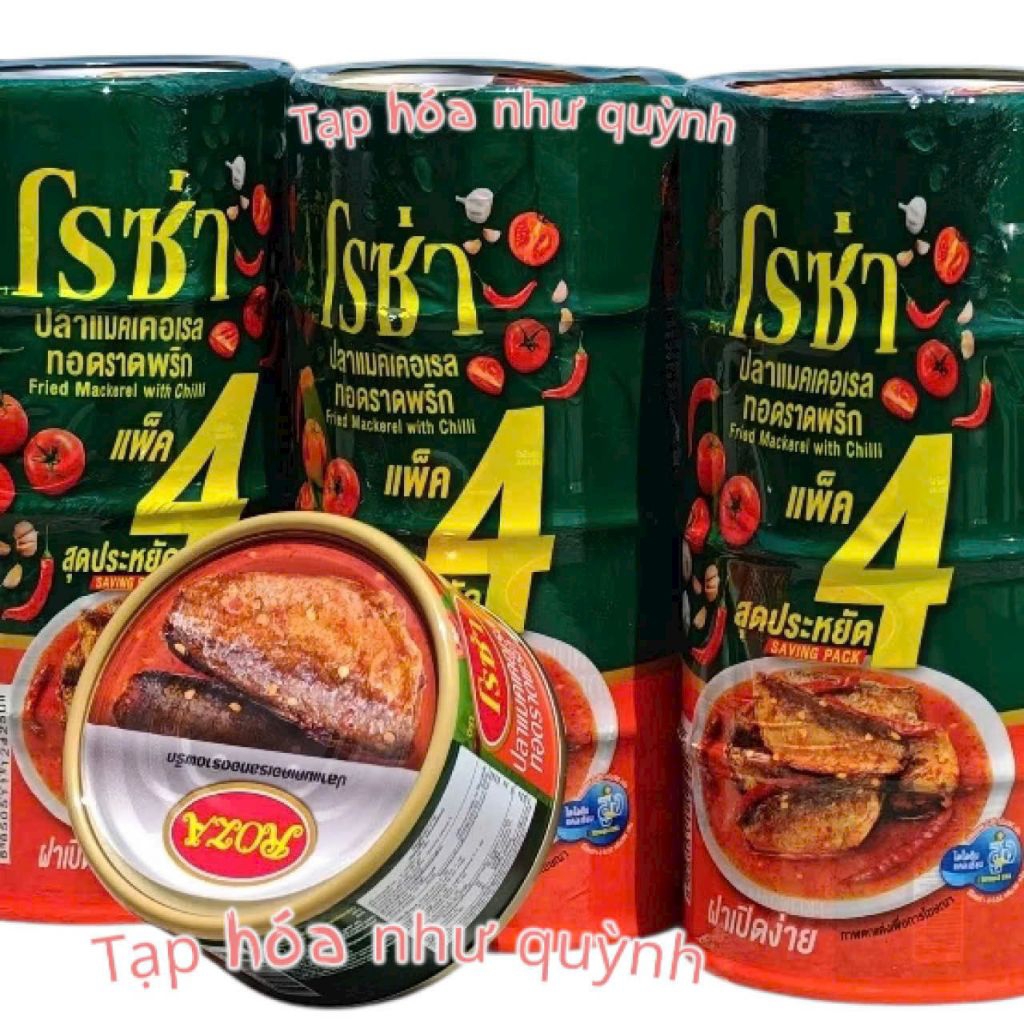 (GENUINE) 4 BOXES*150G SUPER DELICIOUS THAI ROZA SPICY SAUCE FRIED ...
