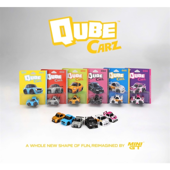 MiniGT Qube Carz - Genuine 1:64 scale model car Saigontoys | Shopee ...