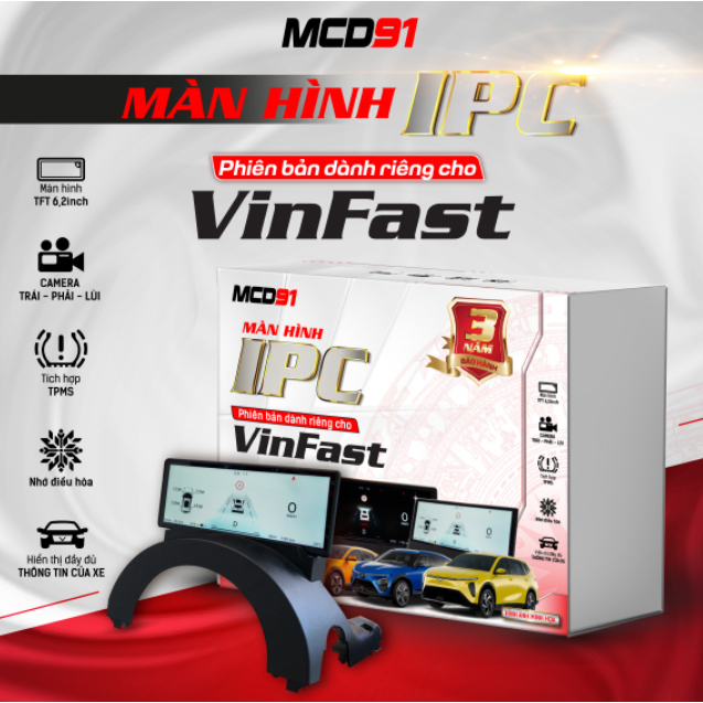ODO IPC screen for Vinfast electric vehicles offers left and right side ...