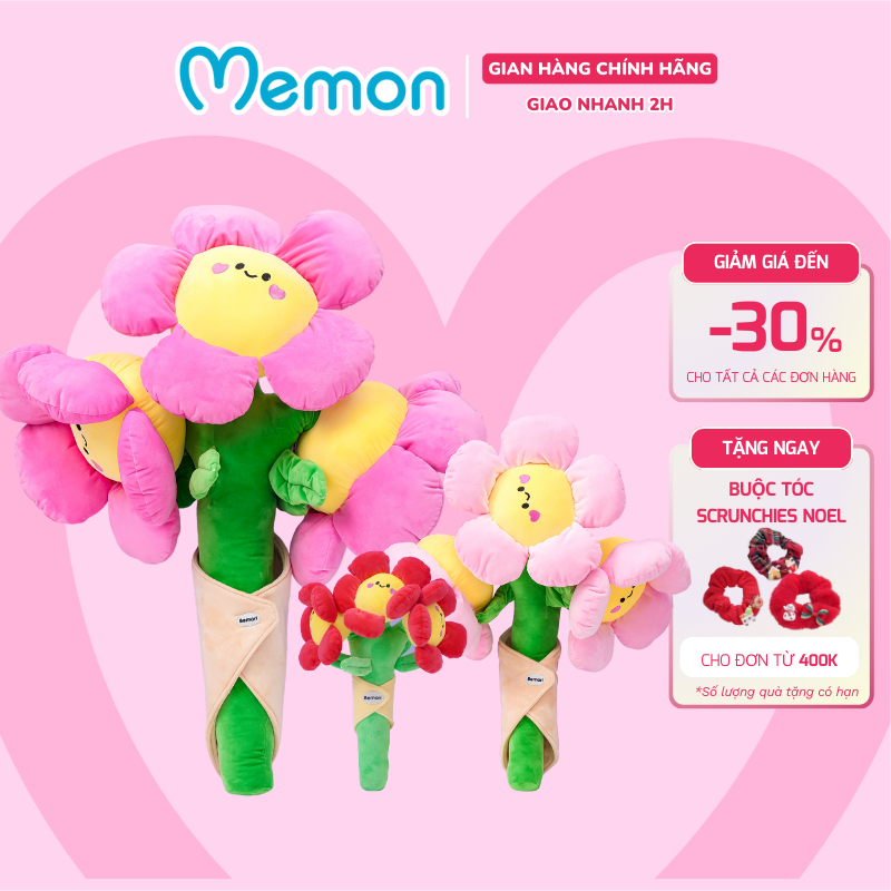 MEMON Smiley Face Flower Teddy Bear Premium Giant Stuffed Smiley Face ...