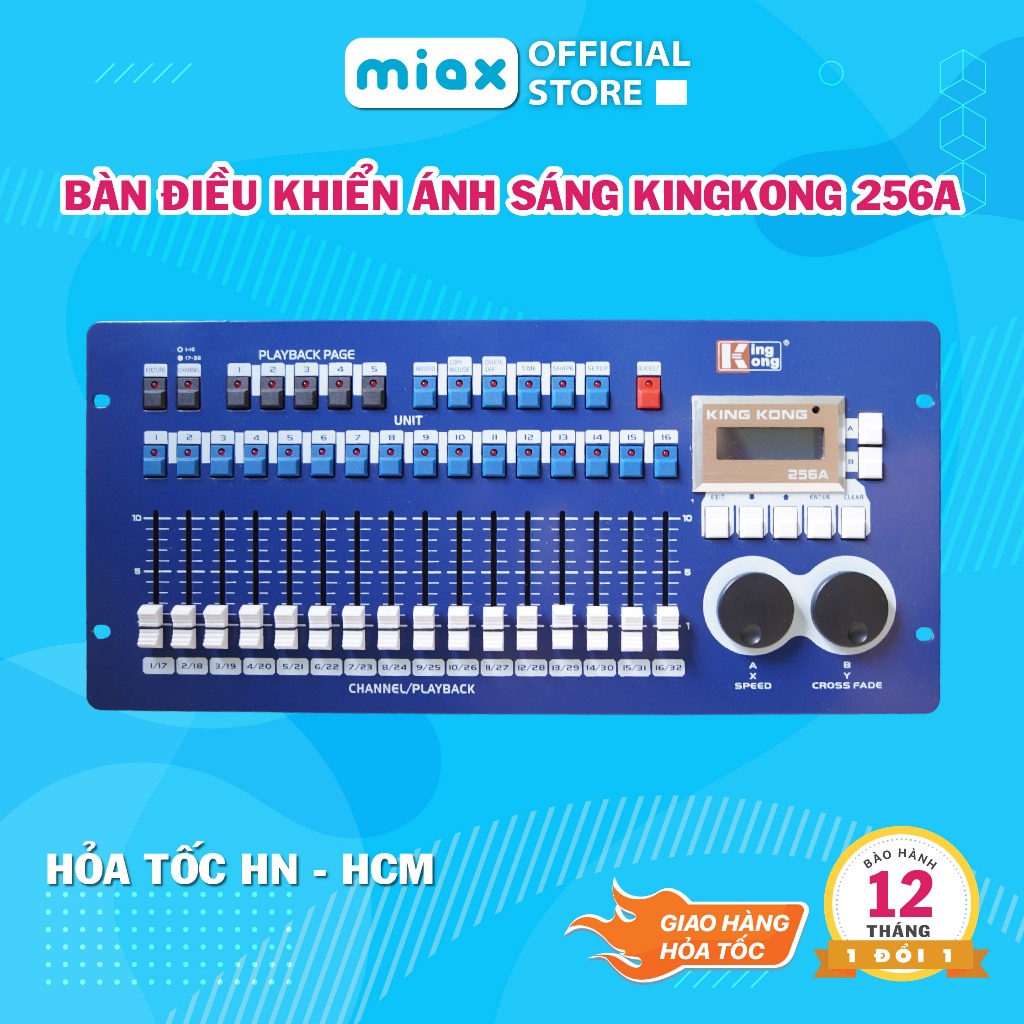 KingKong 256A Light Console – DMX 256 Channel Desk | Moving, Laser ...
