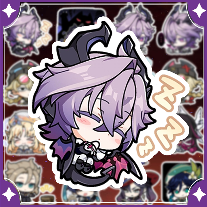 [Genshin Impact] Sticker Durin, Jahoda, Alice, Columbina and other ...