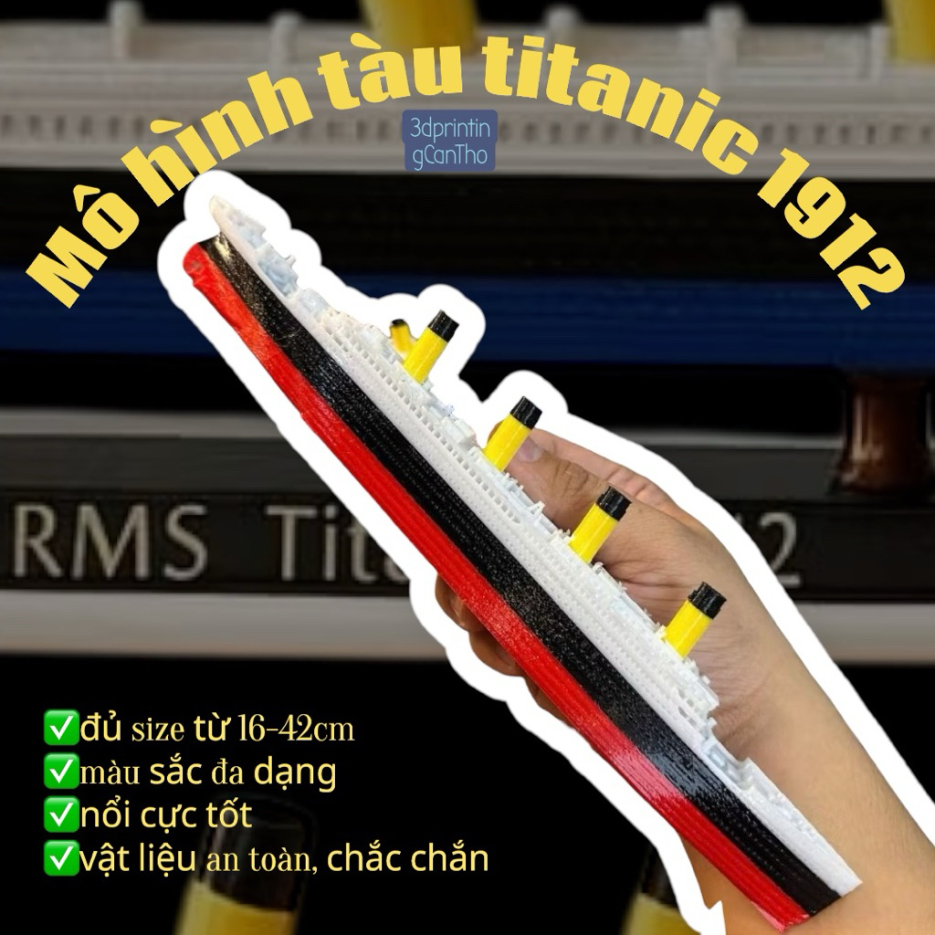 3D printed Titanic v4.0 ship model, ship toy model | Shopee Malaysia