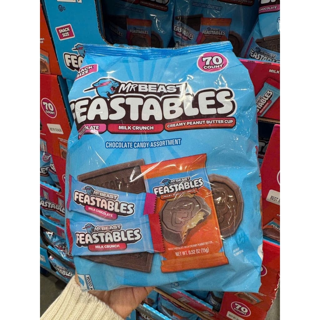 MR Beast Feastables Chocolate (10 bars mixed flavors) | Shopee Malaysia