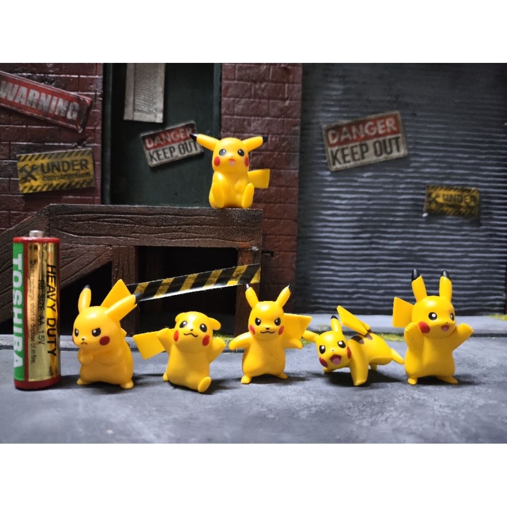 Set of 6 pokemon Pikachu models | Shopee Malaysia
