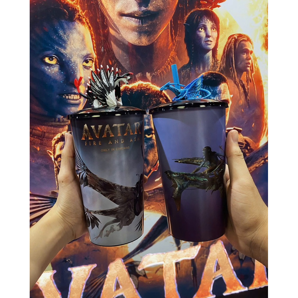 Cup with Topper Genuine Avatar Fire and Asn Movie lotte theater (new ...