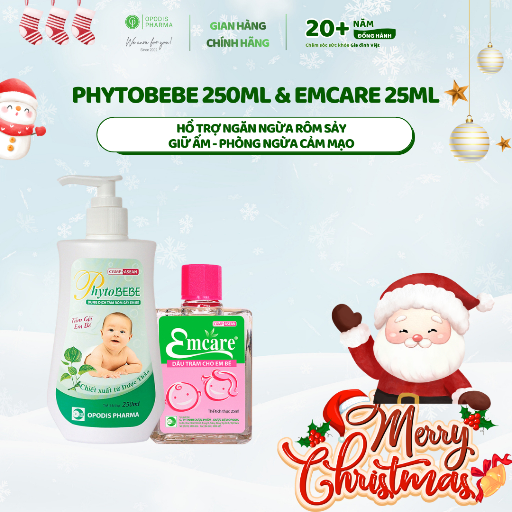 Combo Phytobebe Shower Gel 250ML & Emcare Melaleuca Oil 25ML for ...
