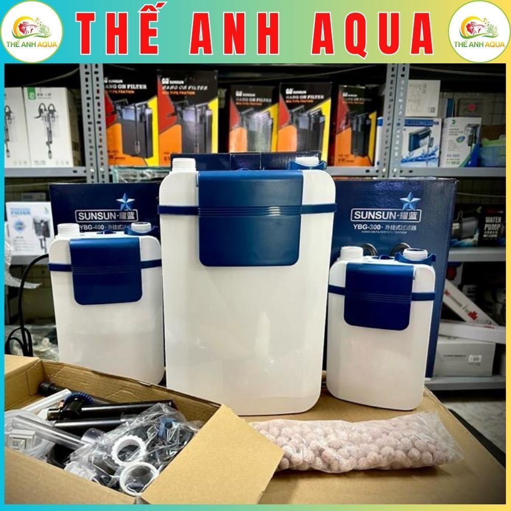 New generation Sunsun YBG hanging filter - With scum filter, flow ...