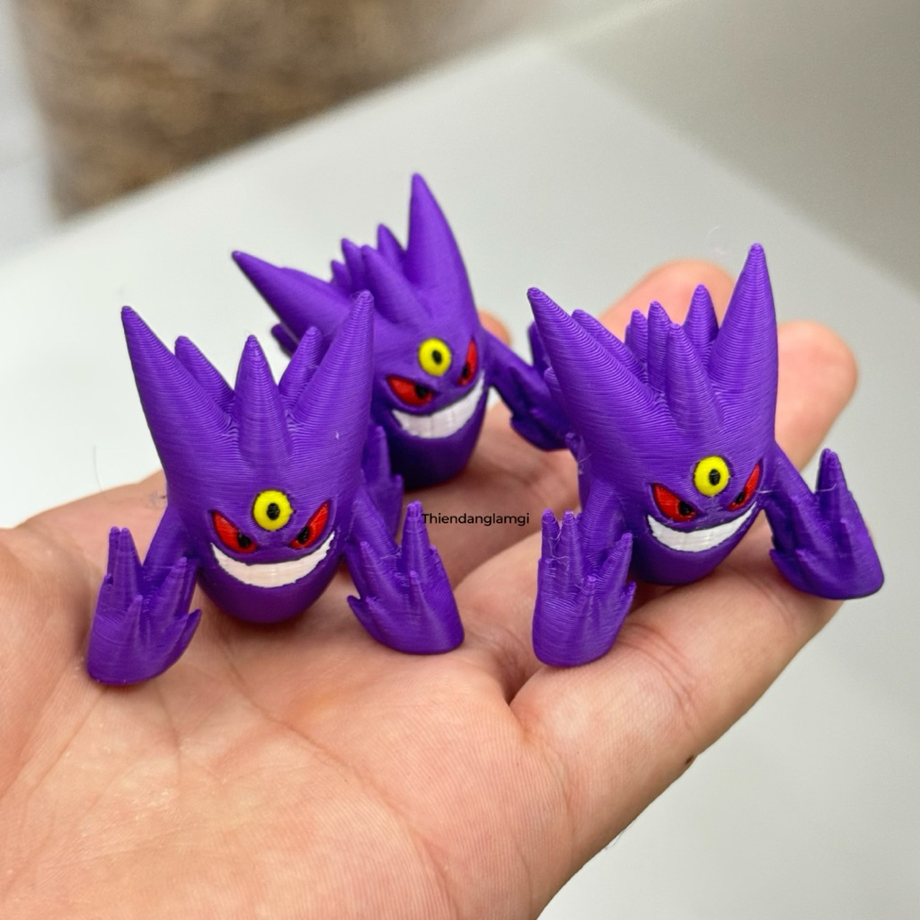 Mega Gengar Pokemon | What is it doing | 3D printing Keychain Toys ...