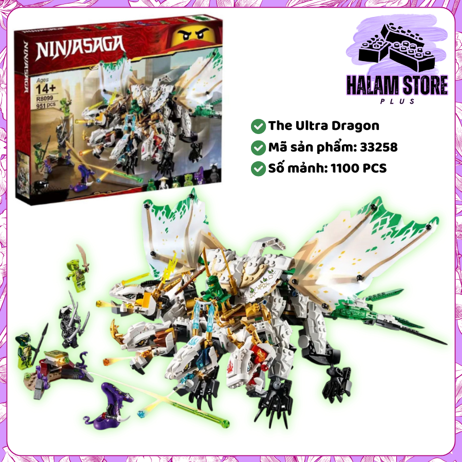 [HN Express] Ninjago Legacy 4-Headed Dragon Ultra Dragon 33258 ...
