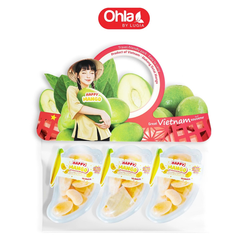 Ohla Young Mango Shaken with Salt and Chili 150g - Natural Fruit ...