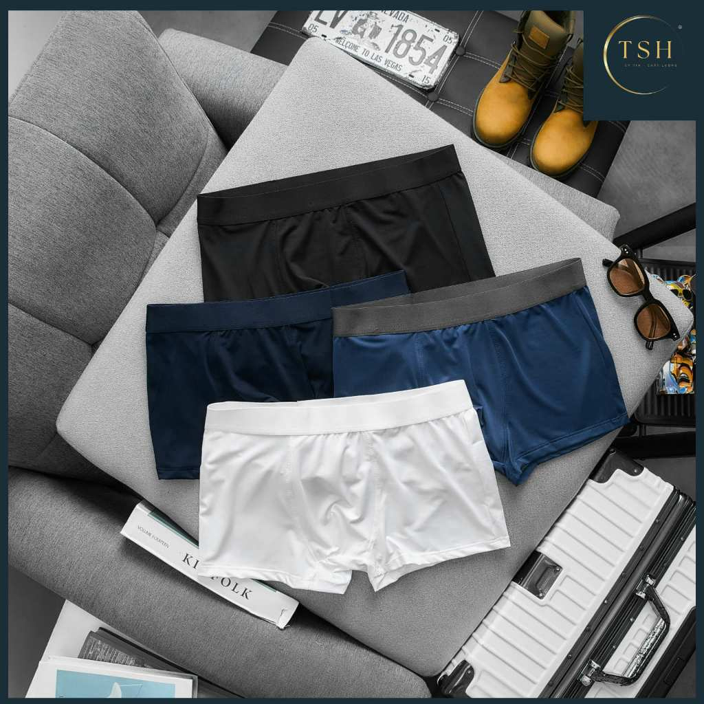 Men's Briefs, Men's Plain Underwear 5 Colors High Quality Cold Elastic ...