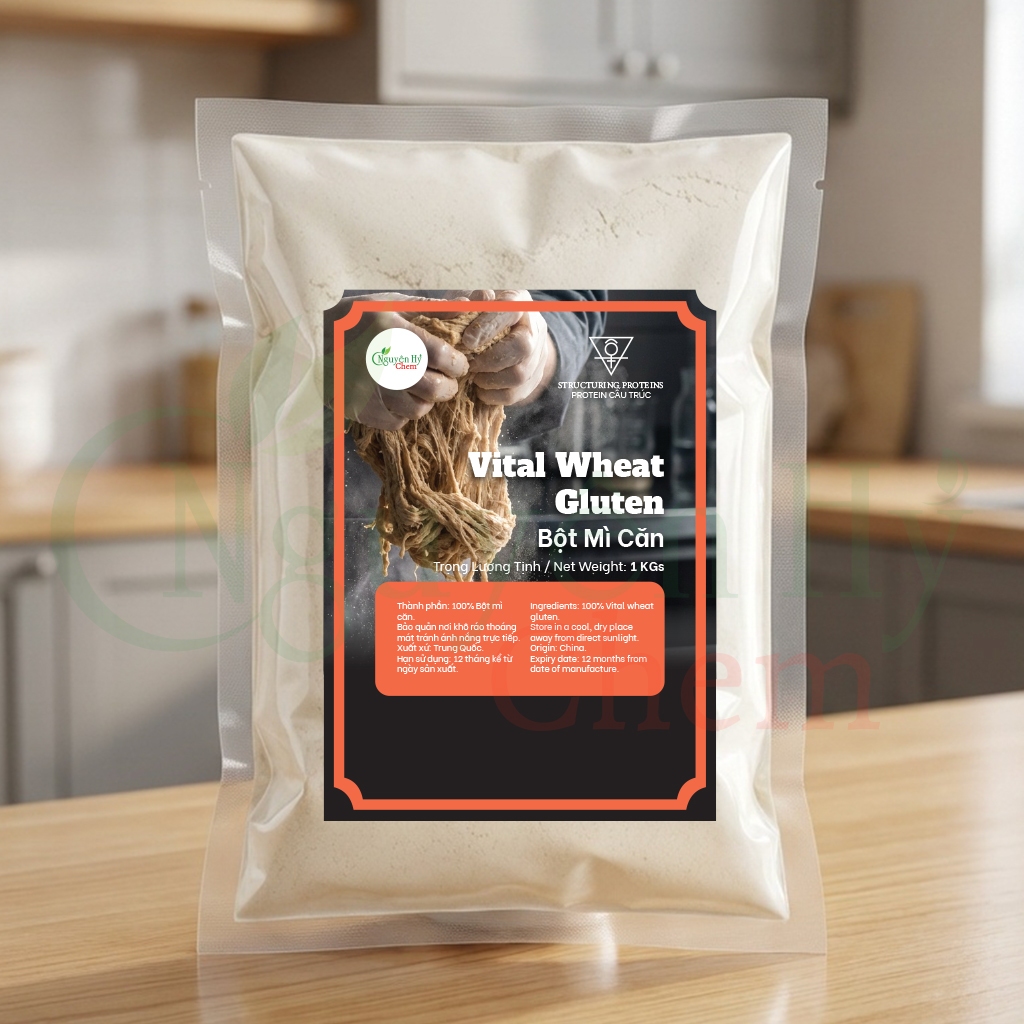 Vital Wheat Gluten Powder 1kg pack (Whole Wheat Flour) | Shopee Malaysia