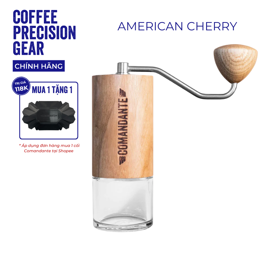 Comandante Grinder C40 MK4 Handheld Coffee Grinder - American Cherry ...