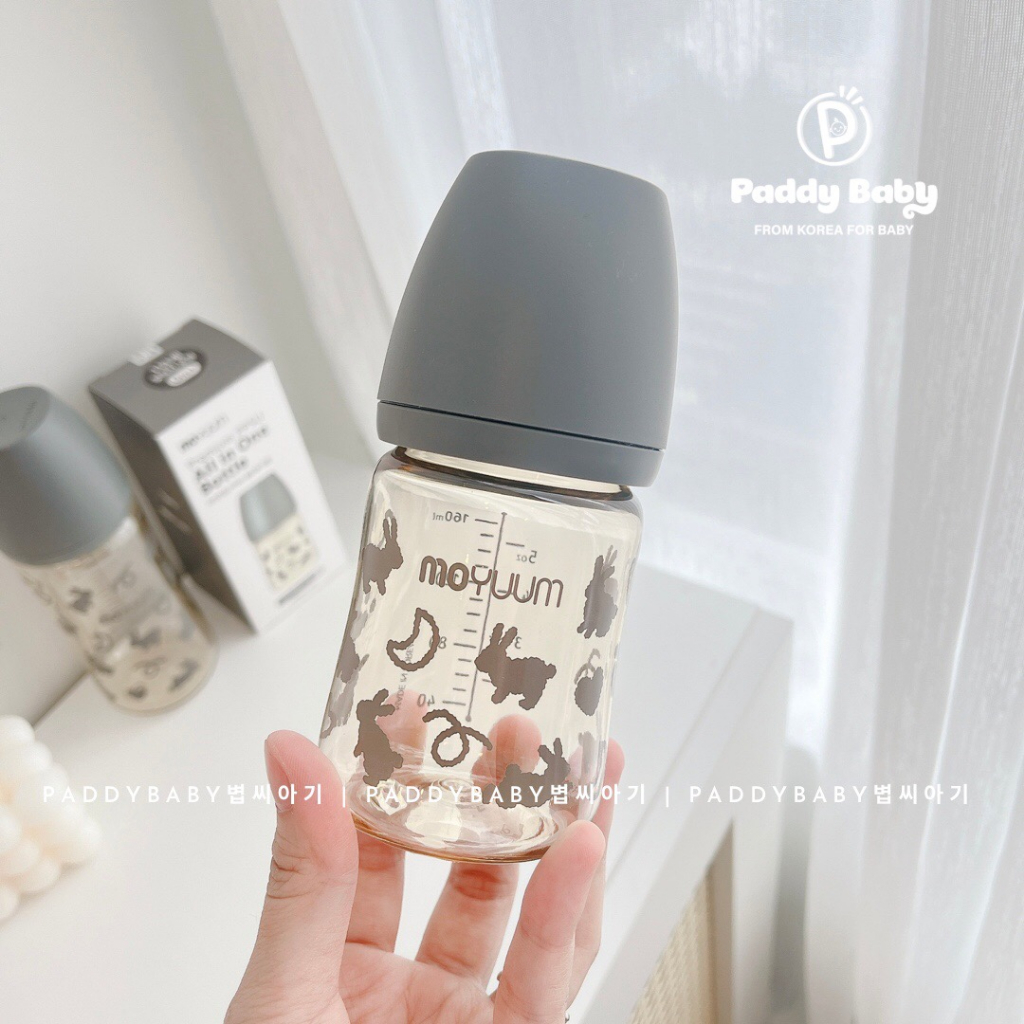 Moyuum milk bottle rabbit model 2023 Korean PPSU for babies size 170ml - 270ml, Made in Korea ...