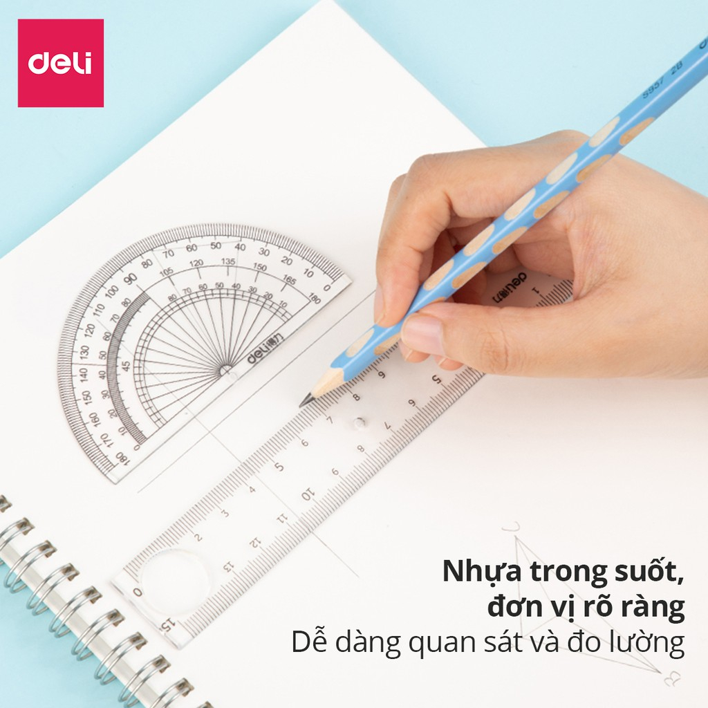 Set eke 4 Piece Ruler eke For Students Easy-To-See And Accurate 4 ...