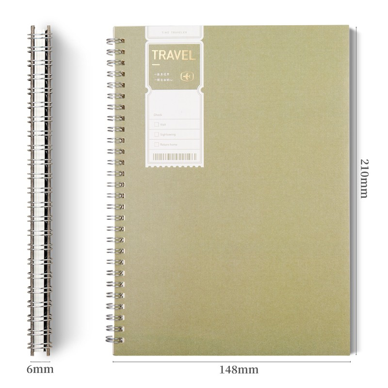 XO A5 Deli Dual Spring Notebook - 120 Pages of Anti-Glare Horizontal ...