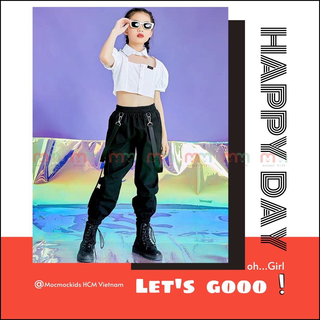 Korean girls' crop top shirt with puffed sleeves, high quality kate, cute personality shape for ...